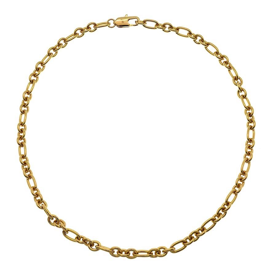 Goldbug Collection Oval & Round Heavy Chain Necklace