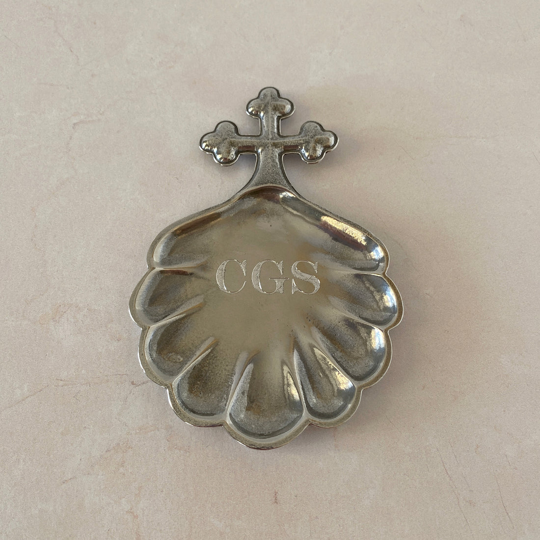 Pewter Baptismal Shell