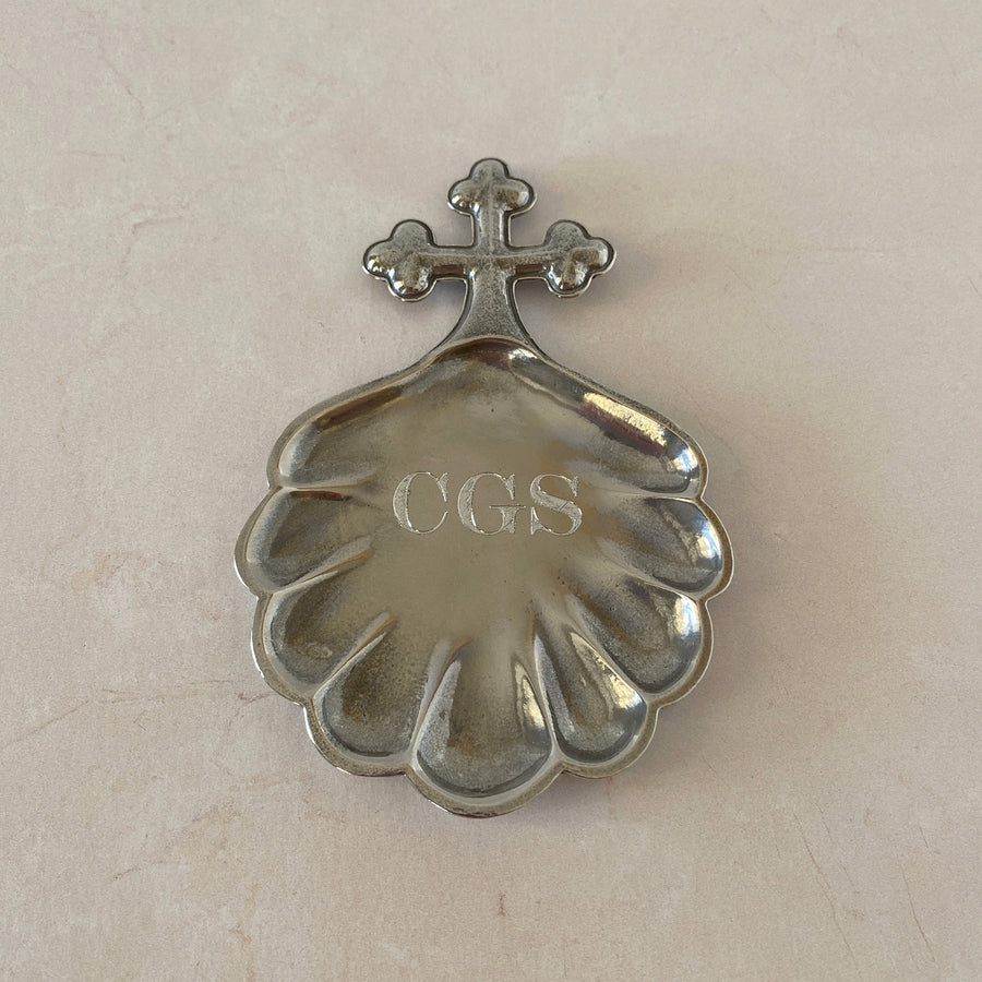 Pewter Baptismal Shell