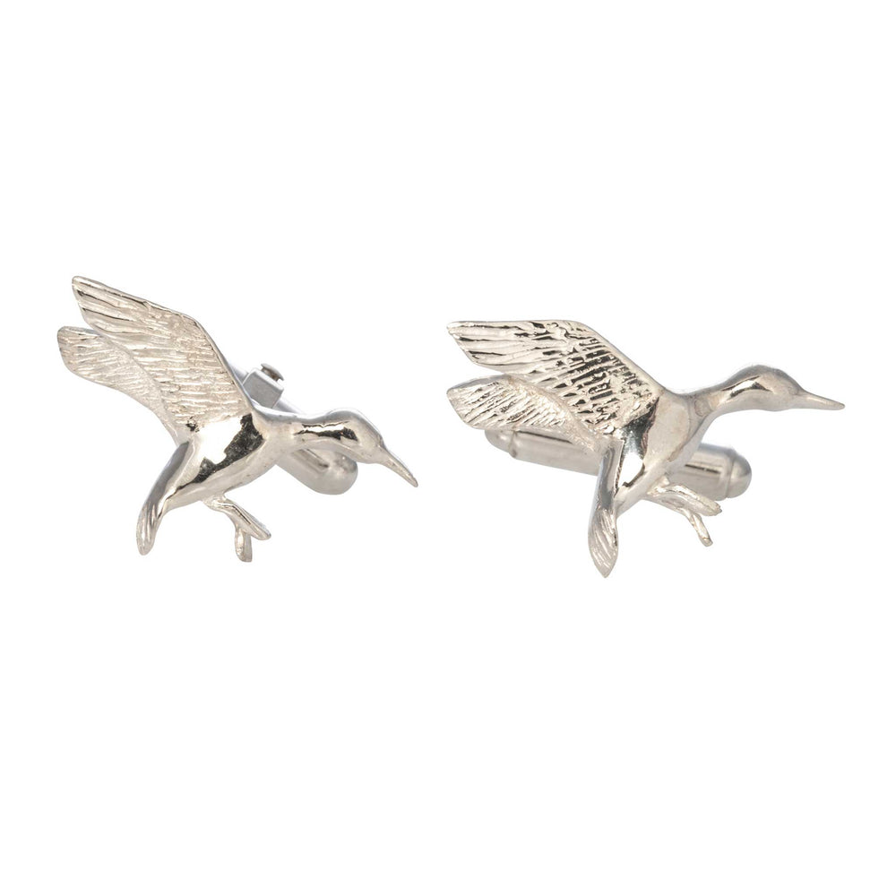 Sterling Silver SEWE Duck Cufflinks