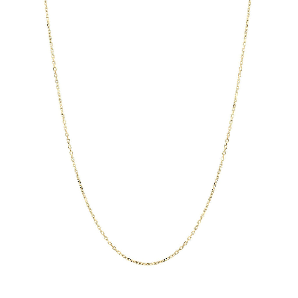 14K Yellow Gold Cable Chain Necklace