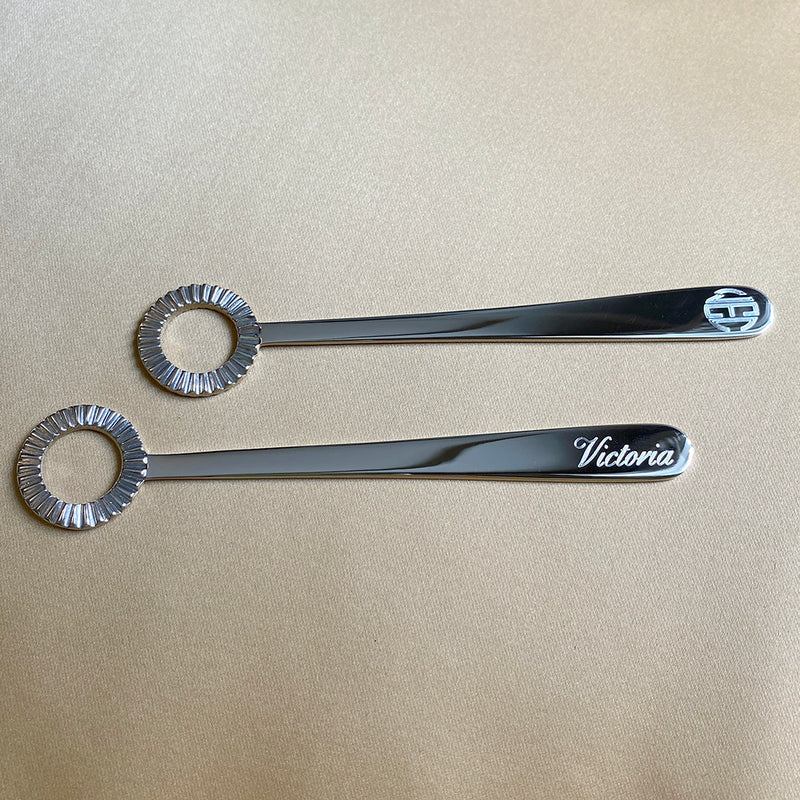 “Cradle to Cocktails” Sterling Silver Bubble Blower