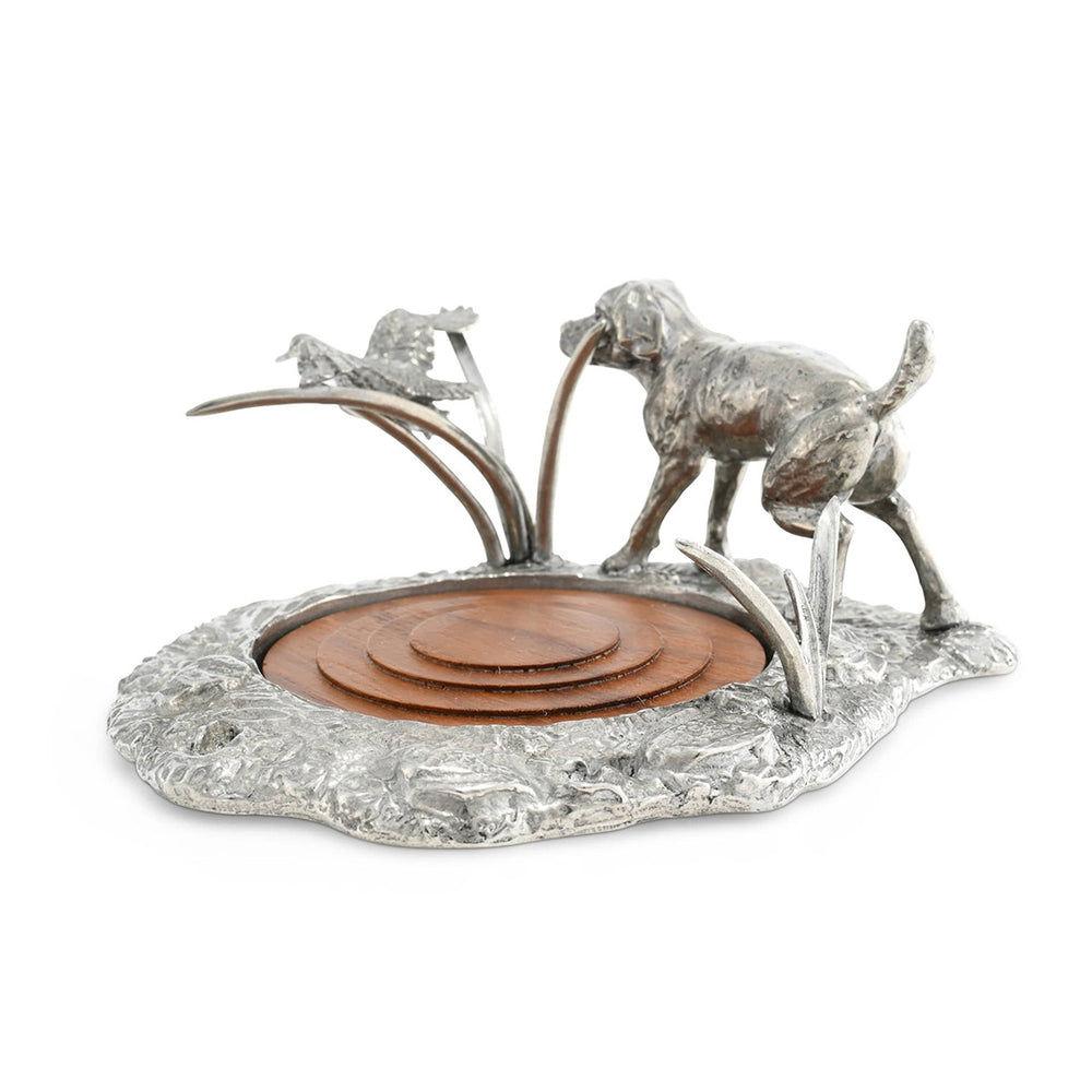 Labrador Retriever & Duck Wine Coaster