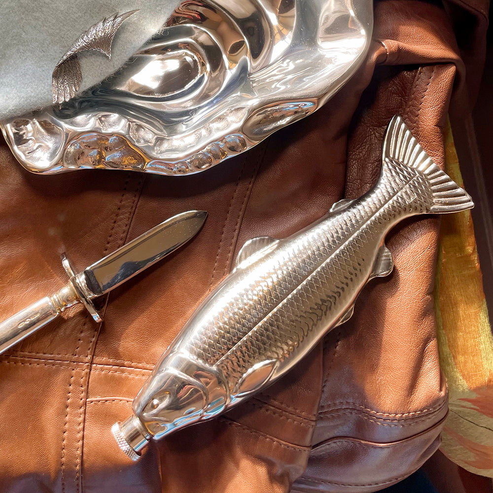 Stainless Steel Fish Flask 4oz