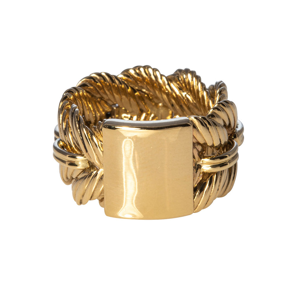 The Club Ring with Diamonds