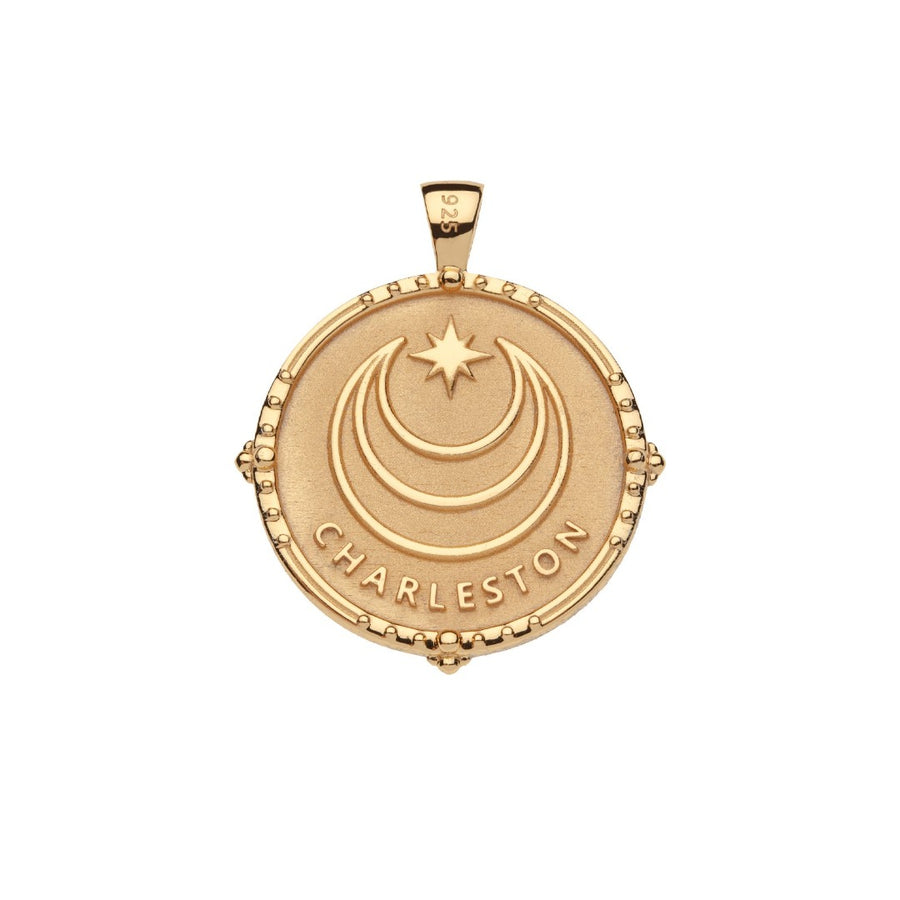 Jane Win CHARLESTON Original Coin Pendant Necklace
