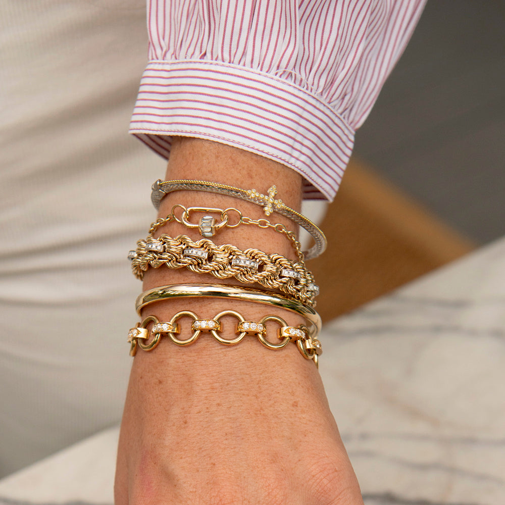 The Petite Club Bracelet with Diamonds