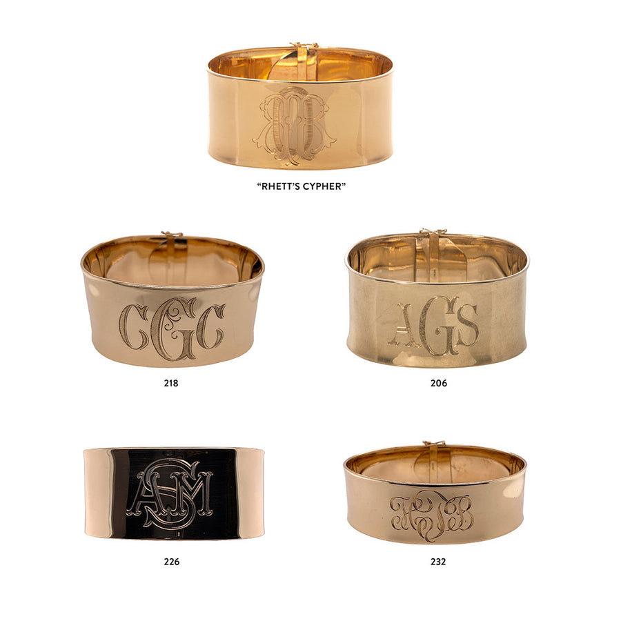 14K Gold Extra Wide Cuff Bangle